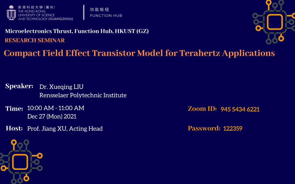 Public Research Seminar by Microelectronics Thrust - Compact Field ...