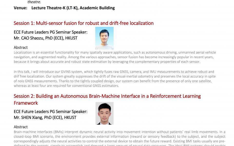 Department of Electronic & Computer Engineering - ECE Future Leaders PG ...