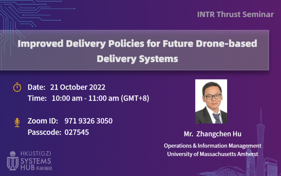 Improved Delivery Policies for Future Drone-based Delivery Systems | 大學 ...