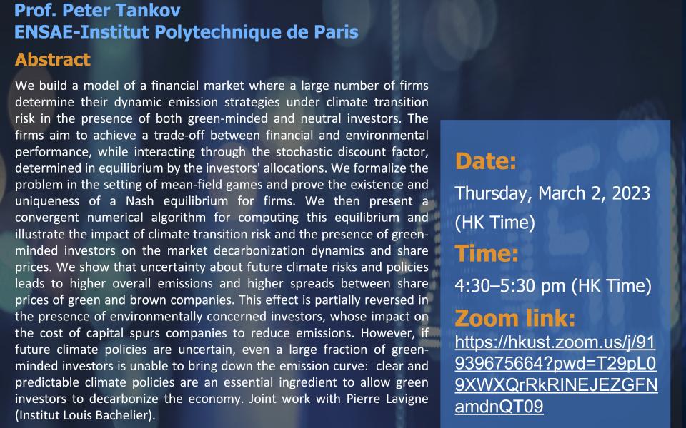 Department of Mathematics - HK-Singapore Joint Seminar Series in ...