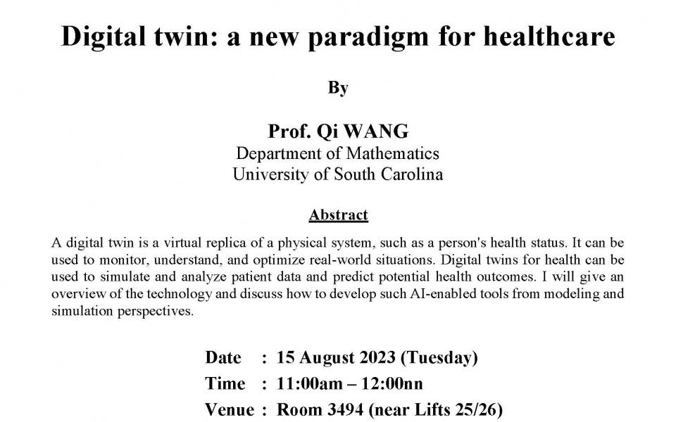 Department of Mathematics - Seminar on Applied Mathematics - Digital ...