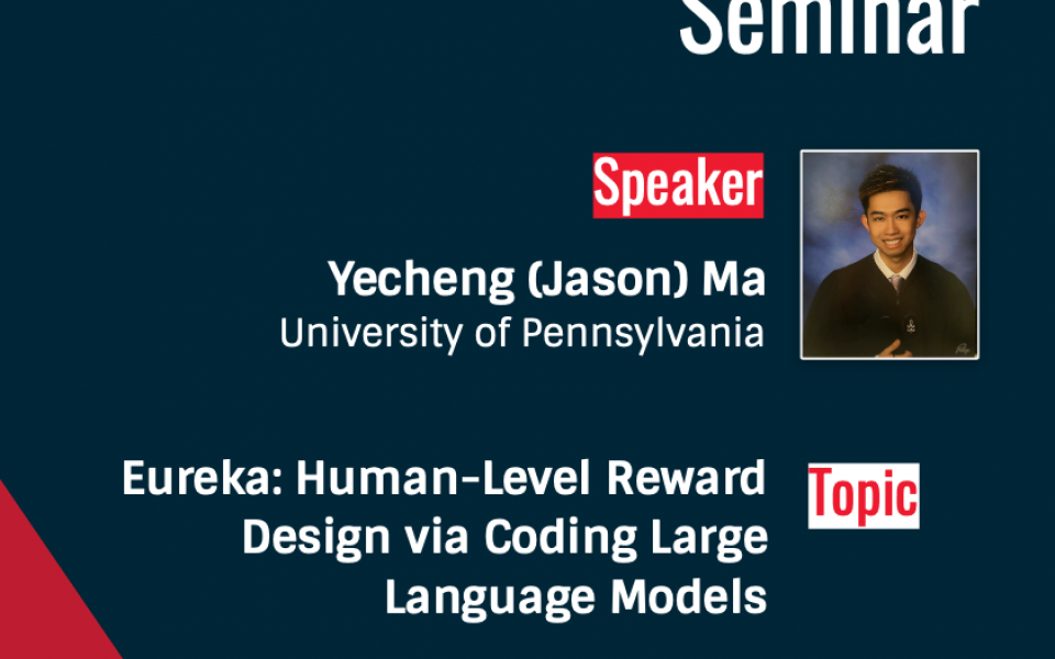 Information Hub Seminar Eureka Human Level Reward Design Via Coding Large Language Models