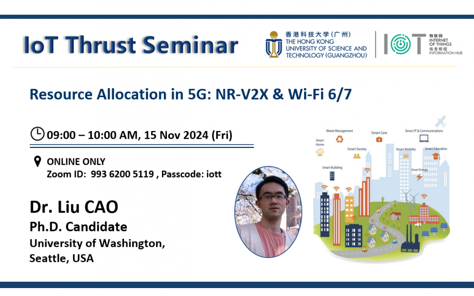 Iot Thrust Seminar Resource Allocation In 5g Nr V2x And Wi Fi 67