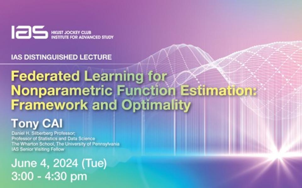 Ias Distinguished Lecture Federated Learning For Nonparametric