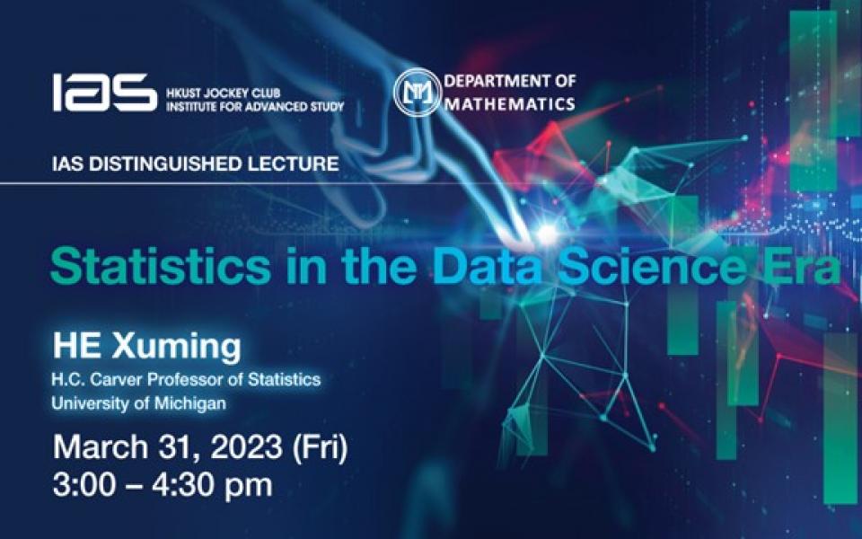 Ias Distinguished Lecture Statistics In The Data Science Era