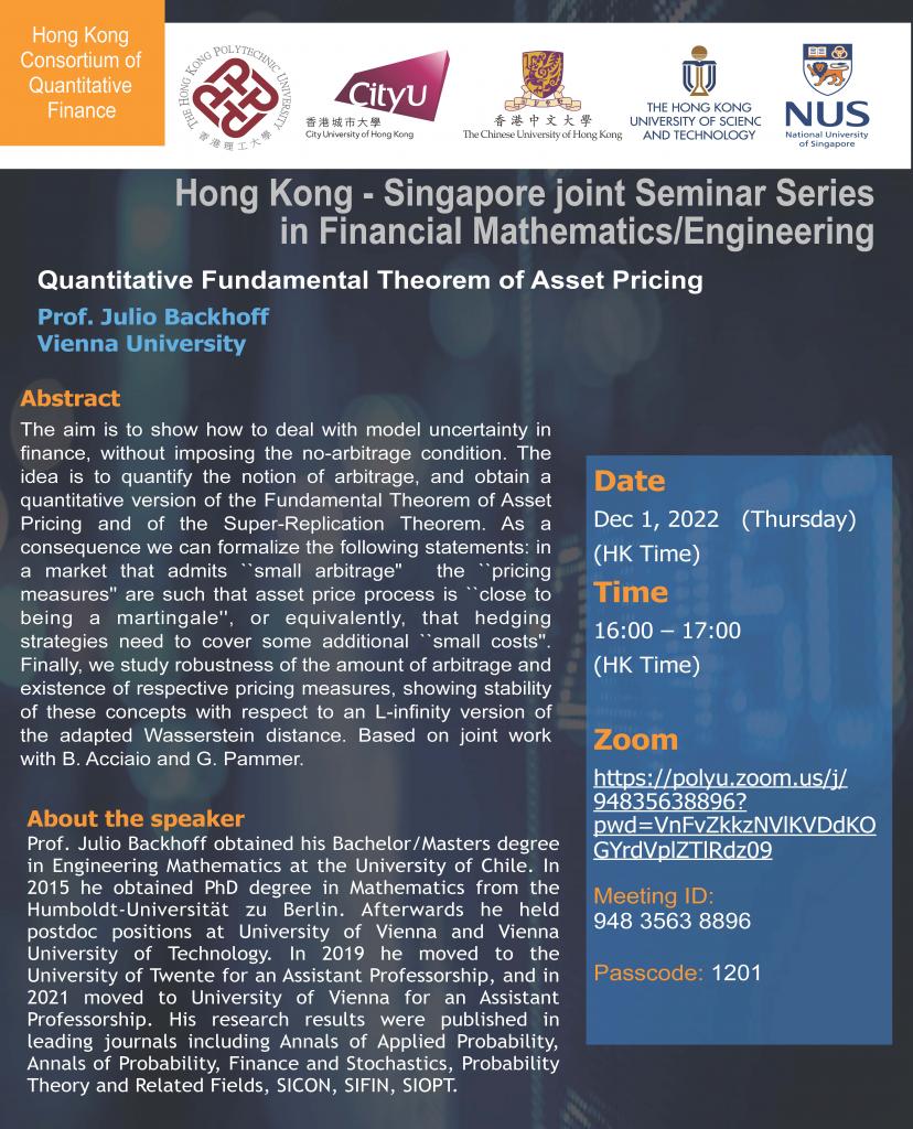Department of Mathematics - Hong Kong-Singapore joint Seminar Series in ...