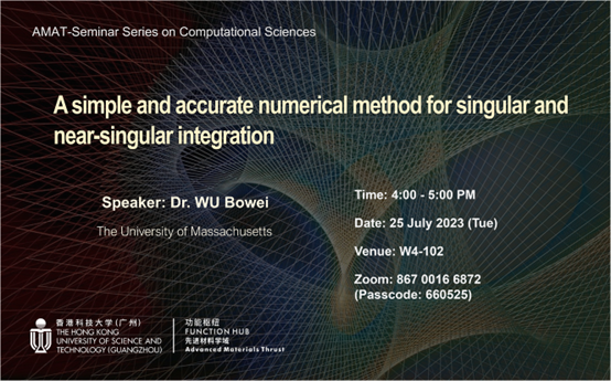 Public Research Seminar by Advanced Materials Thrust, Function Hub - A simple and accurate ...