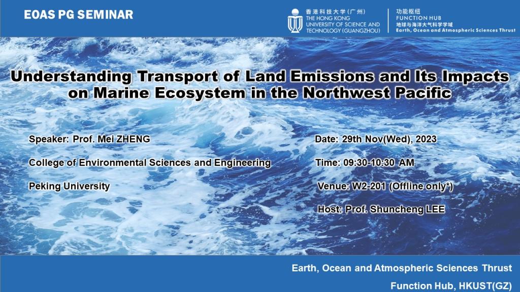 Public Research Seminar by Earth, Ocean and Atmospheric Sciences (EOAS ...