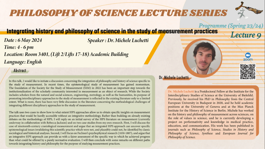 Philosophy of Science Lecture Series - Integrating history and ...