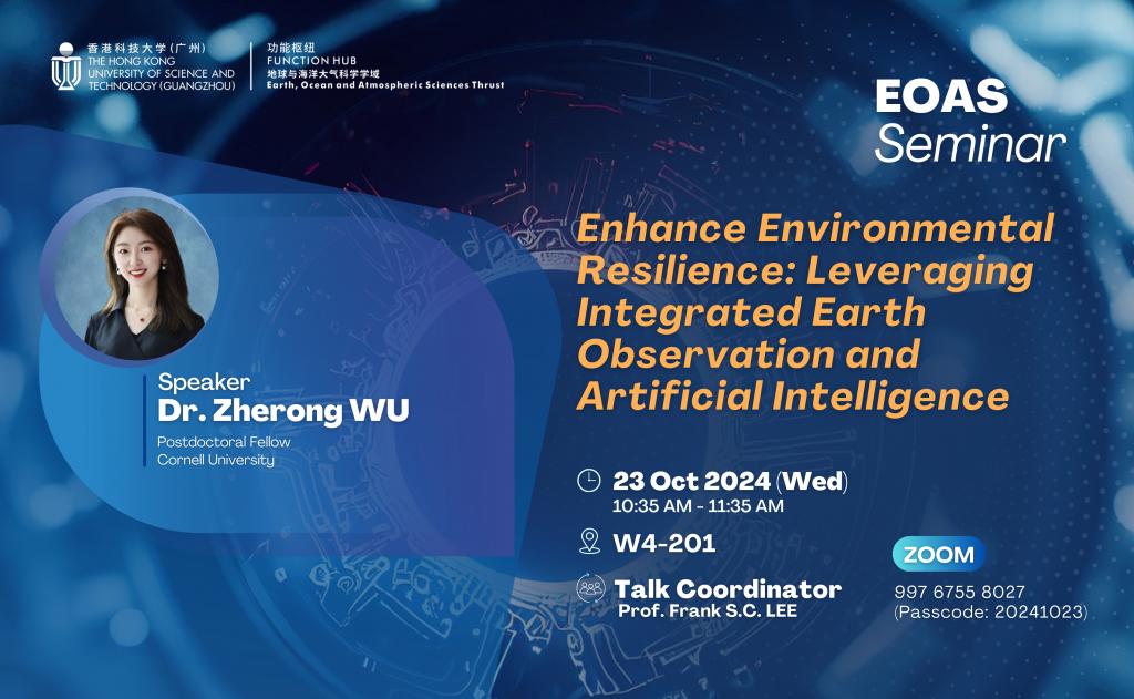 EOAS Seminar by Earth, Ocean and Atmospheric Sciences (EOAS) Thrust ...