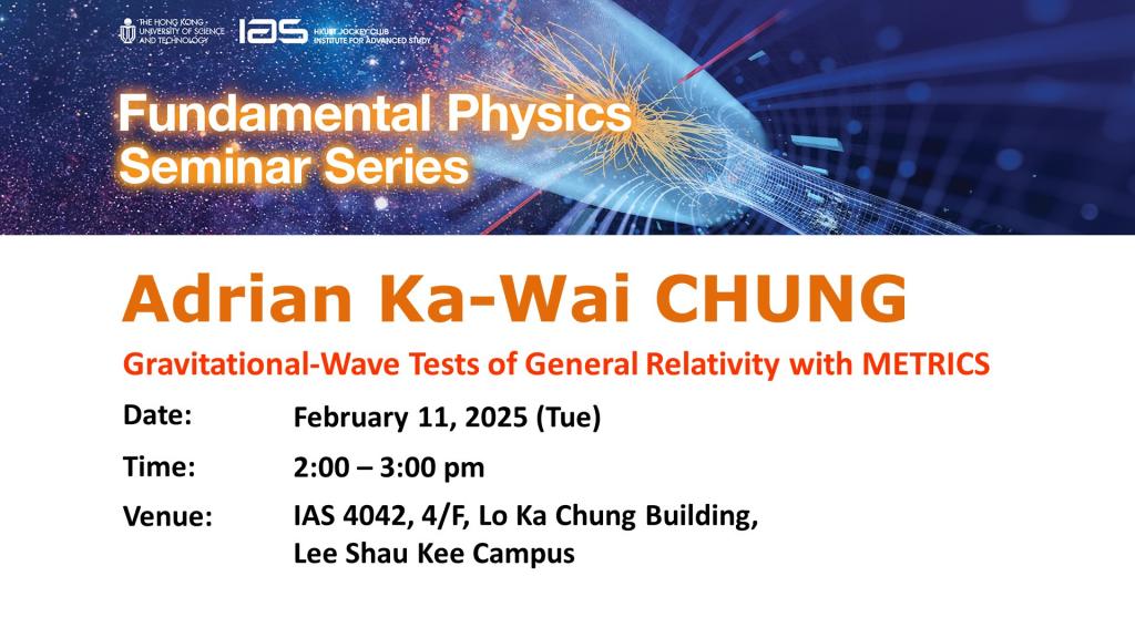 Fundamental Physics Seminar Series - Gravitational-Wave Tests of ...