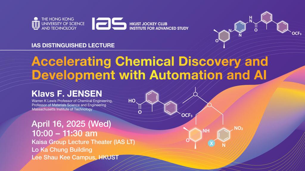 Ias Distinguished Lecture Accelerating Chemical Discovery And Development With Automation And