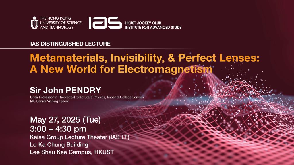 IAS Distinguished Lecture - Metamaterials, Invisibility, & Perfect ...