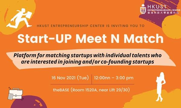 Start-Up Meet N Match: A Matching Platform For Startups And Individual ...