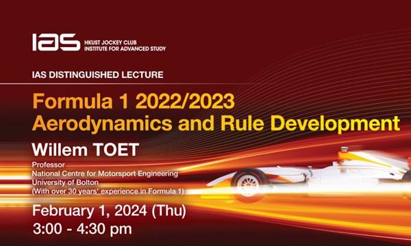 IAS Distinguished Lecture - Formula 1 2022/2023 Aerodynamics and Rule ...