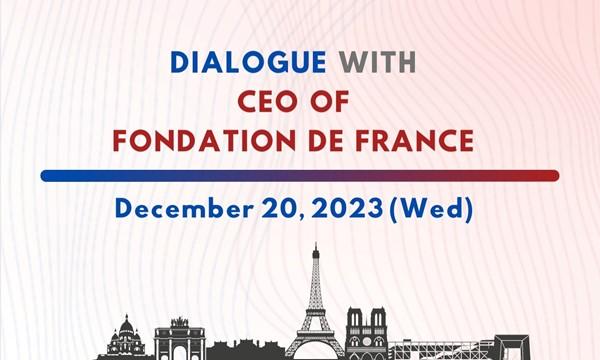 Exclusive Dialogue with CEO of Fondation de France | University Event ...