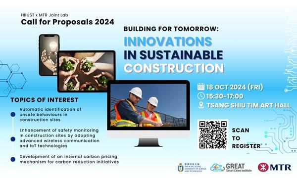 HKUST x MTR Joint Lab: Building for tomorrow: Innovations in ...